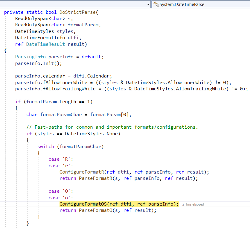 Performance Tuning From 1 5M To 50M DateTimes Parsed Per Second In C 